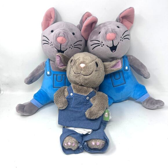Kohl's | Toys | If You Give A Mouse A Cookie Plush Lot Of 3 Denim ...